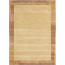 LUXOR living Wollteppich &raquo;India&laquo; rechteckig 20 mm H&ouml;he reine Wolle, handgekn&uuml;pft, mit Bord&uuml;re, auch als L&auml;ufer vanilla Obermaterial: 100% Wolle B :...
