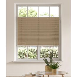OTTO HOME Plissee &raquo;DAHRA - in Crush-Optik&laquo; Lichtschutz ohne Bohren verspannt Fixma&szlig;, Bestseller mit &uuml;ber 5500 4, 5-Sterne-Bewertungen, Klemmtr&auml;ger...