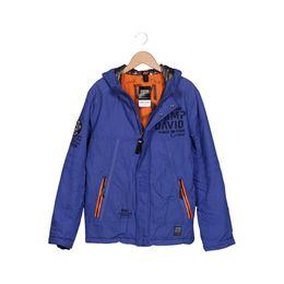CAMP DAVID Jacke Herren Größe M Second Hand blau