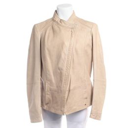 BOSS Lederjacke / Ledermantel Damen Gr&ouml;&szlig;e XXL Second Hand beige