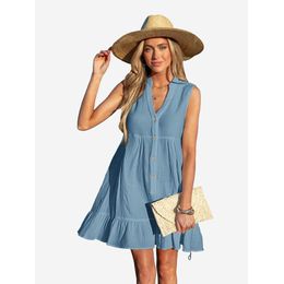 Cupshe Strandkleid Damen Größe 40 blau