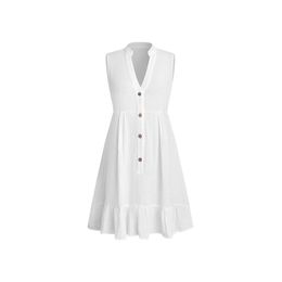 Cupshe Beach Dress female White size XXL