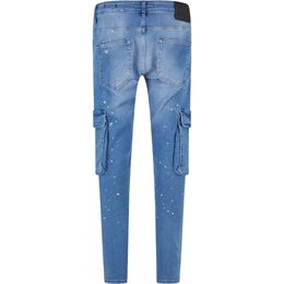 2Y Premium Jeans Herren Gr&ouml;&szlig;e 32 blue denim / wei&szlig;