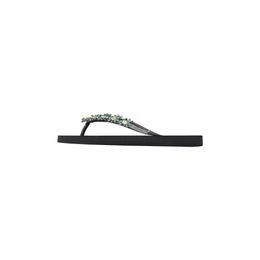 Uzurii Slipper & Pantoletten - Zehentrenner Dolce Turqoise - Gr. 41,5 (EU) - in Schwarz - f&uuml;r Damen
