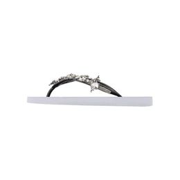 Uzurii Slipper & Pantoletten - Zehentrenner Chrystal Dolphin - Gr. 37,5 (EU) - in Wei&szlig; - f&uuml;r Damen