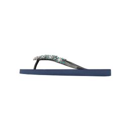 Uzurii Slipper & Pantoletten - Zehentrenner Dolce Chrystal - Gr. 35,5 (EU) - in Blau - f&uuml;r Damen