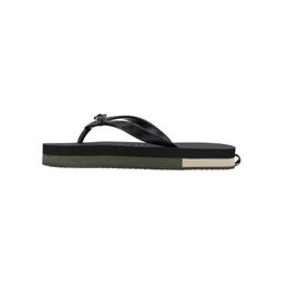 Uzurii Slipper & Pantoletten - Zehentrenner Mondriaan Switch Mid Heel - Gr. 41,5 (EU) - in Schwarz - f&uuml;r Damen