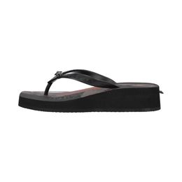 Uzurii Slipper & Pantoletten - Zehentrenner Pink Rio - Gr. 41,5 (EU) - in Schwarz - f&uuml;r Damen