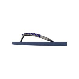 Uzurii Slipper & Pantoletten - Zehentrenner Sarah - Gr. 37,5 (EU) - in Blau - f&uuml;r Damen