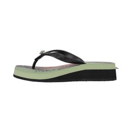 Uzurii Slipper & Pantoletten - Zehentrenner Pearl Monroe - Gr. 39,5 (EU) - in Gr&uuml;n - f&uuml;r Damen