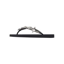 Uzurii Slipper & Pantoletten - Zehentrenner Chrystal Dolphin - Gr. 35,5 (EU) - in Schwarz - f&uuml;r Damen