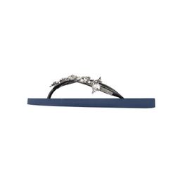Uzurii Slipper & Pantoletten - Zehentrenner Chrystal Dolphin - Gr. 41,5 (EU) - in Blau - für Damen