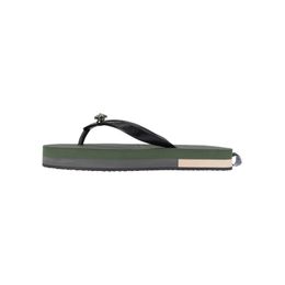 Uzurii Slipper & Pantoletten - Zehentrenner Mondriaan Switch Mid Heel - Gr. 41,5 (EU) - in Grün - für Damen