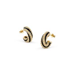 Guess Ohrringe 'Le Mirage' Damen Gr&ouml;&szlig;e One Size gold / schwarz