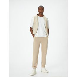KOTON Hose Herren Größe 26/27 beige