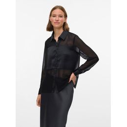 V&eacute;ro Moda VERO MODA Bluse 'VMHALLIE' Damen Gr&ouml;&szlig;e XS schwarz
