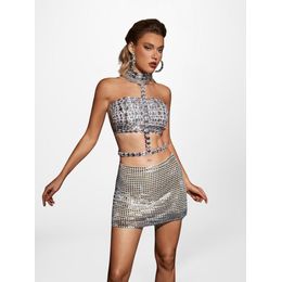 Mew Mews Top 'Zelie' female Silver size M