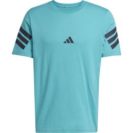 adidas Sportswear Performance Shirt 'FI 3S' male Blue size XXXL