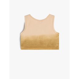 KOTON Top M&auml;dchen Gr&ouml;&szlig;e 92/98 beige / camel
