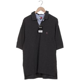 Tommy Hilfiger Poloshirt Herren Größe XXL Second Hand grau