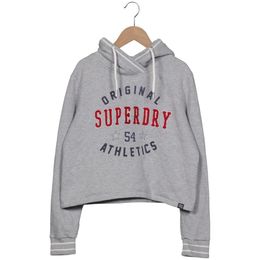 Superdry Kapuzenpullover Damen Größe L Second Hand grau