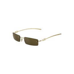 Gucci Sonnenbrille Damen Größe One Size Second Hand gold