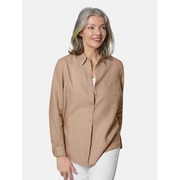 GOLDNER Bluse Damen Gr&ouml;&szlig;e M braun