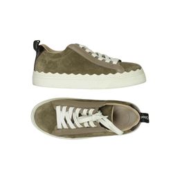 Chlo&eacute; Chlo&eacute; Sneaker Damen Gr&ouml;&szlig;e 35 Second Hand gr&uuml;n