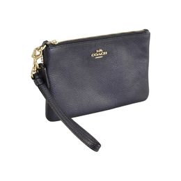 Coach Handtasche klein Leder Damen Gr&ouml;&szlig;e One Size Second Hand marine