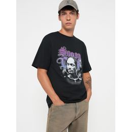 Only & Sons Only & Sons T-Shirt 'ONSSNOOP DOGG' Herren Gr&ouml;&szlig;e XL hellgrau / lila / schwarz