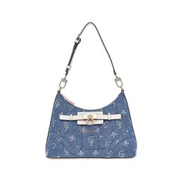 Guess Schultertasche 'Greyson' Damen Größe One Size blau