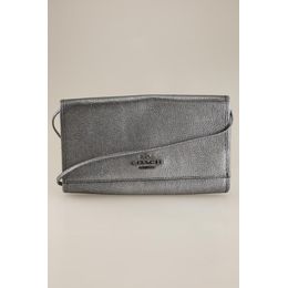Coach Handtasche klein Leder Damen Gr&ouml;&szlig;e One Size Second Hand silber