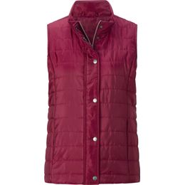 CR&Eacute;ATION L Damen Weste aus recyceltem Polyester bordeaux Gr&ouml;&szlig;e 48