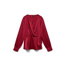 V&eacute;ro Moda VERO MODA Bluse 'VMLea' Damen Gr&ouml;&szlig;e S rot