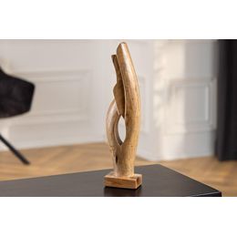 Riess Ambiente Massive Design Skulptur AMARA 45cm natur Mangoholz Dekoration handmade Riess-Ambiente