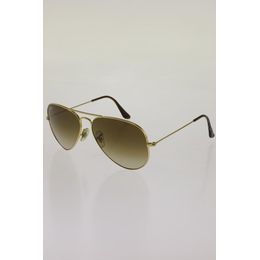 Ray-Ban Sonnenbrille Damen Gr&ouml;&szlig;e One Size Second Hand gold