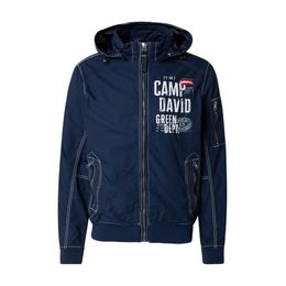 CAMP DAVID Jacke Herren Größe XXL dunkelblau / weiß