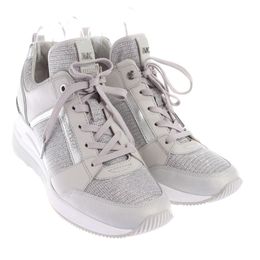 Michael Kors Turnschuhe / Sneaker Damen Gr&ouml;&szlig;e 38.5 Second Hand silber
