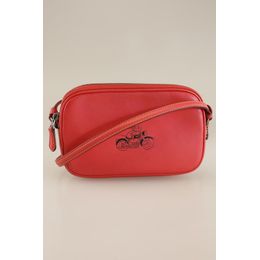 Coach Handtasche klein Leder Damen Gr&ouml;&szlig;e One Size Second Hand rot