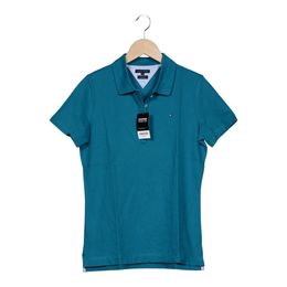 Tommy Hilfiger Poloshirt Damen Größe M Second Hand türkis