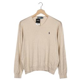 Polo Ralph Lauren Pullover Herren Größe XL Second Hand beige
