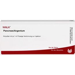WALA PANCREAS/ARGENTUM Ampullen 10X1 ml