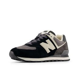 New Balance Sneaker '574' Herren Gr&ouml;&szlig;e 41.5 grau / schwarz / offwhite