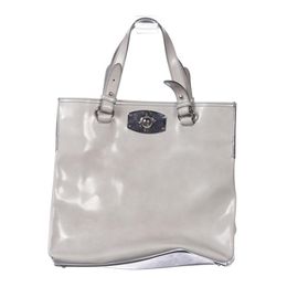 Furla Handtasche gross Leder Damen Gr&ouml;&szlig;e One Size Second Hand grau
