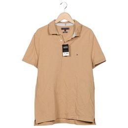 Tommy Hilfiger Poloshirt Herren Größe XL Second Hand beige