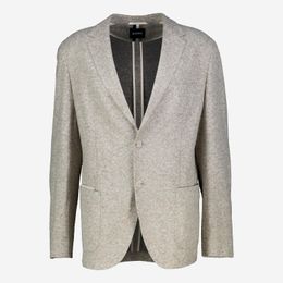 BOSS Beigefarbener Blazer mit Zickzack-Muster
