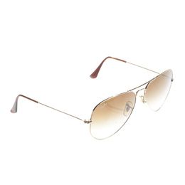 Ray-Ban Sonnenbrille Damen Gr&ouml;&szlig;e One Size Second Hand gold