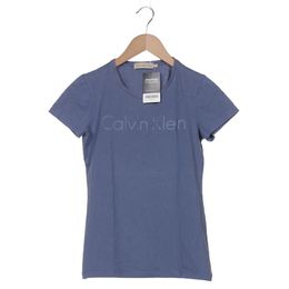 Calvin Klein Jeans T-Shirt Damen Gr&ouml;&szlig;e L Second Hand blau
