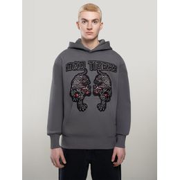 Mad Tigers Sweatshirt 'Black Tigers' male Grey size M