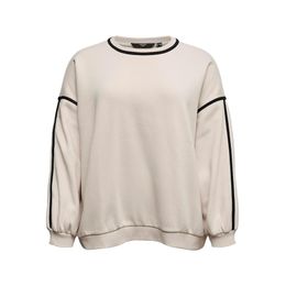 Vero Moda Curve Sweatshirt 'VMCShirley' Damen Gr&ouml;&szlig;e XL ecru / schwarz